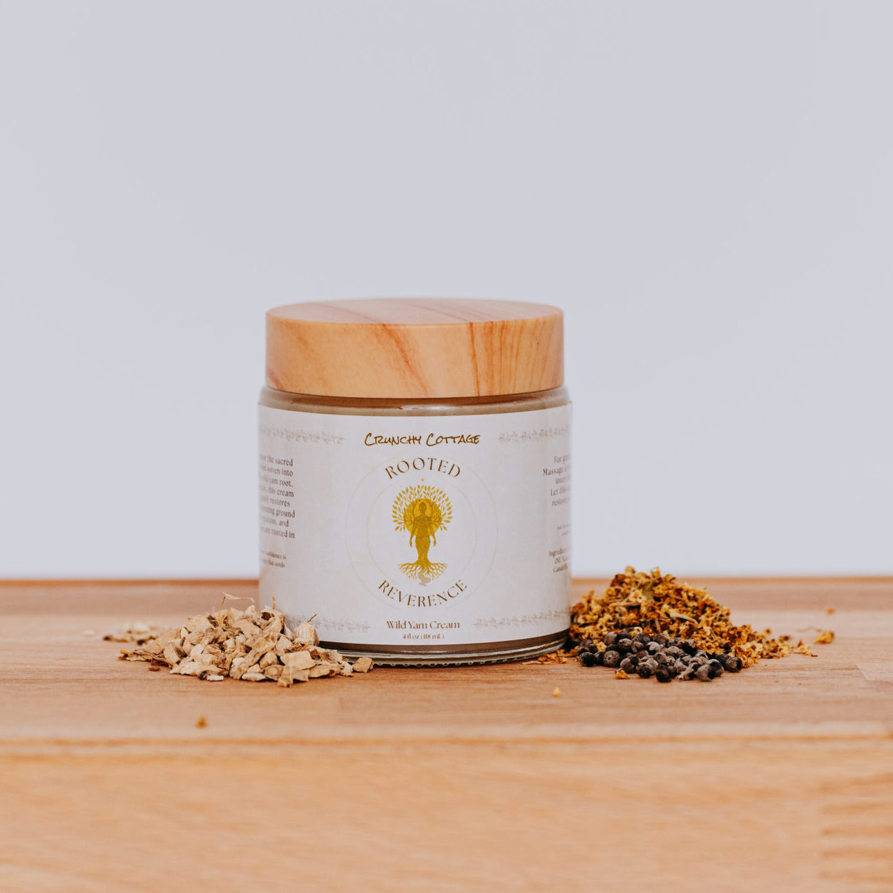 Rooted Reverence Wild Yam Cream - Crunchy Cottage™ - Organic Wellness ...